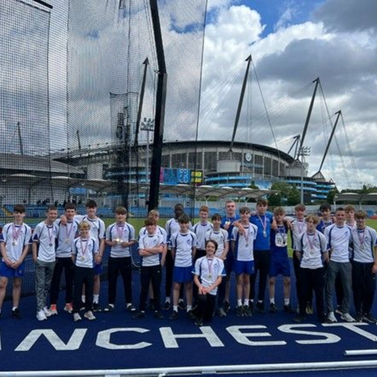 West Hill School - Tameside Athletics Champions!